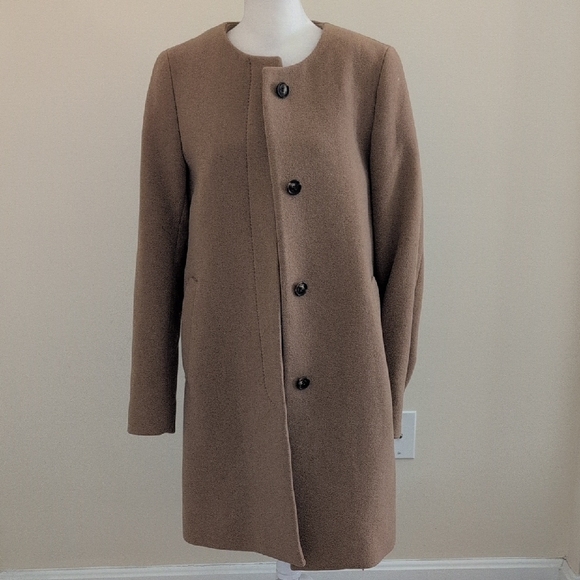 Uniqlo | Jackets & Coats | Uniqlo Tan Trench Coat Streamlined ...